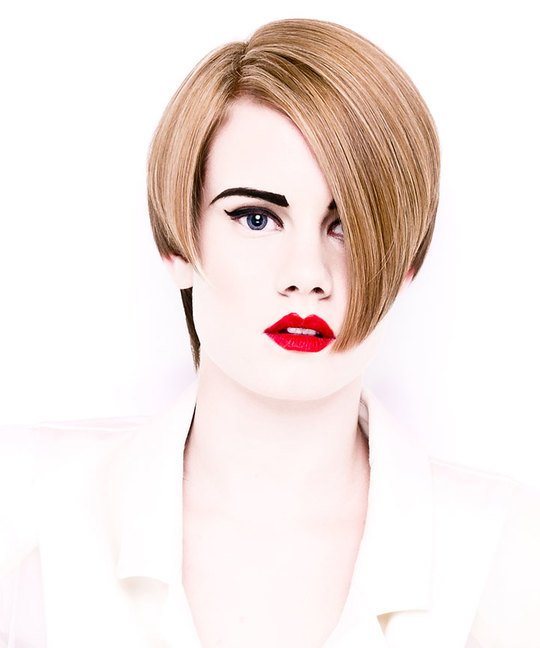 How to cut a one length box bob | online hairdressing training