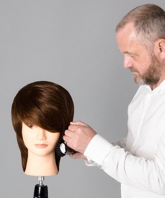 How to finger dry hair video tutorial