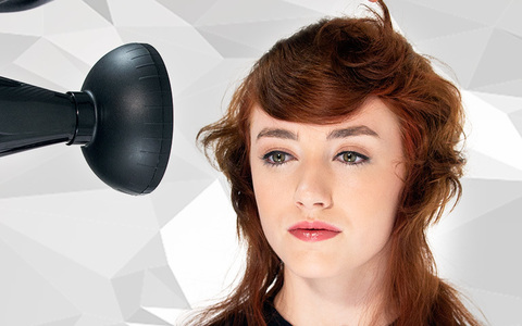 How to finger dry hair video tutorial