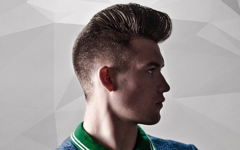 How to cut a men's overdirected cropped pompadour - Dale Ted Watkin