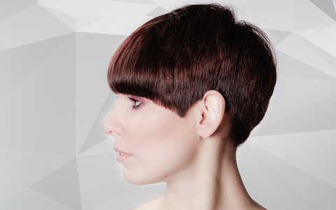 Full Head Tint With Triangular Foil Placement On Fringe